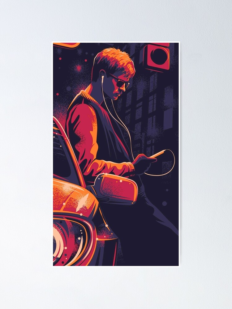 "baby driver fan art" Poster for Sale by furqanali | Redbubble