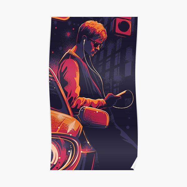 "baby driver fan art" Poster for Sale by furqanali | Redbubble