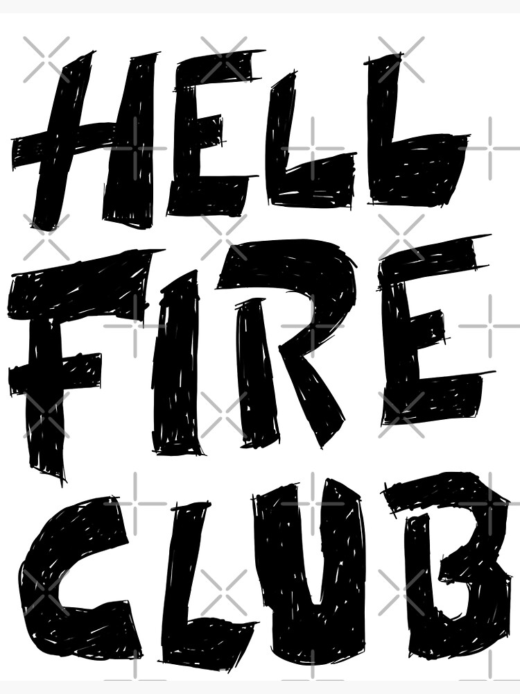 "hellfire club stranger things" Poster for Sale by neelsharma01 | Redbubble