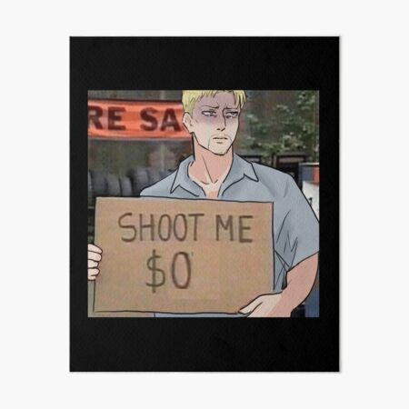 "ATTACK ON TITAN Reiner Braun meme" Art Board Print by SinanYilmaz ...