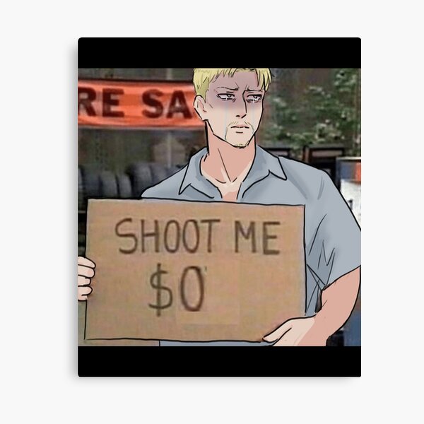 "ATTACK ON TITAN Reiner Braun meme" Canvas Print for Sale by ...