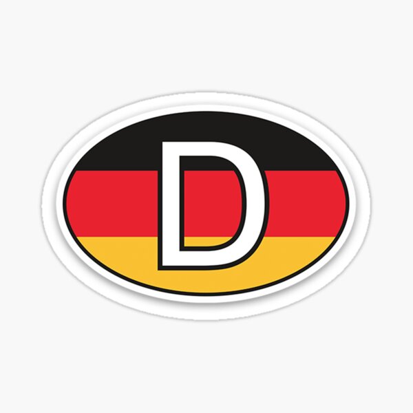 "DEUTSCHLAND STICKER" Sticker by CarlosC1976 | Redbubble