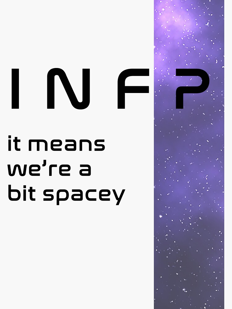 "INFP Space Design" Sticker for Sale by mbtimes | Redbubble