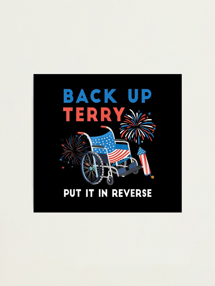 Lámina fotográfica «Camiseta Back Up Terry Put It In Reverse Fireworks ...