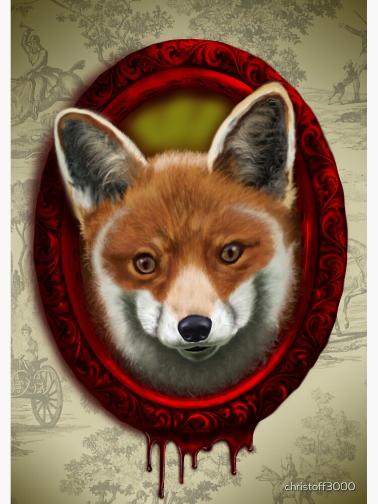 "Bleeding Fox: Keep The Ban" Sticker for Sale by christoff3000 | Redbubble
