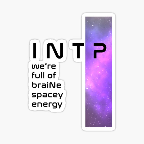 "INTP Space Design" Sticker for Sale by mbtimes | Redbubble