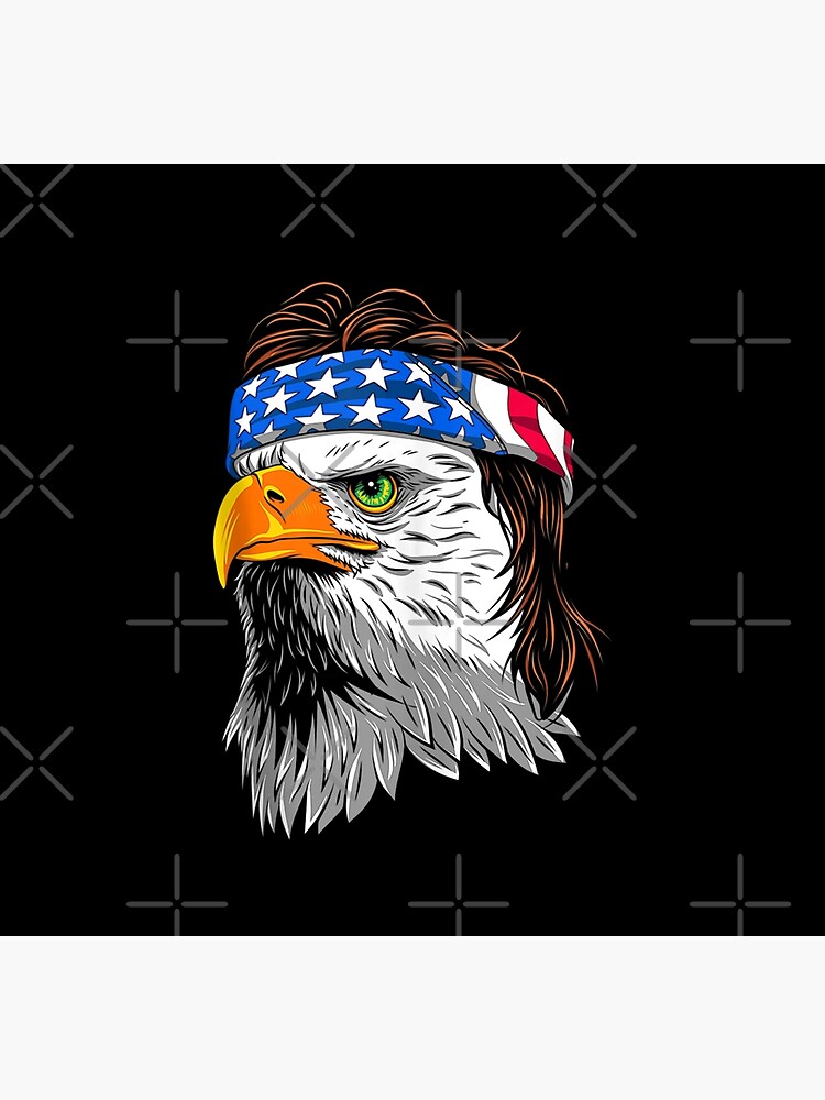 Póster «Bald Eagle Mullet - Patriotic Eagle - Camiseta sin mangas con ...