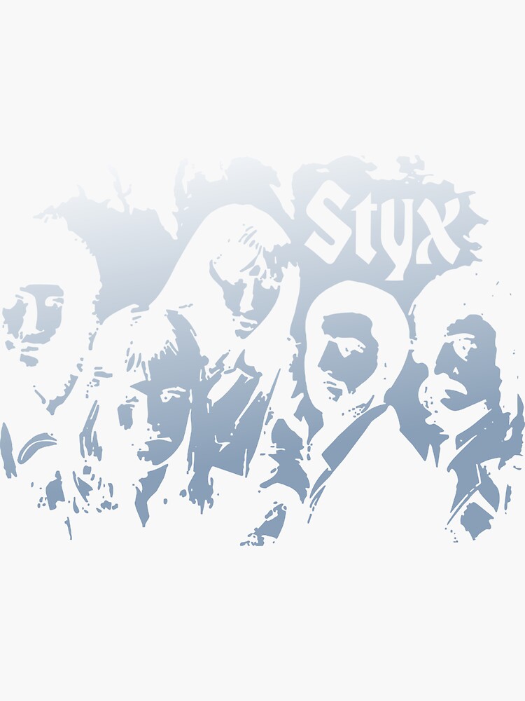 "STYX BAND" Sticker for Sale by SavionNicolas | Redbubble