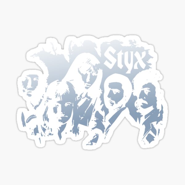 "STYX BAND" Sticker for Sale by SavionNicolas | Redbubble