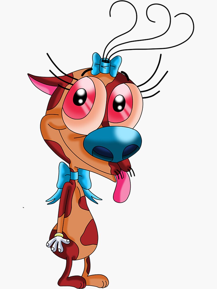 "cute ren cartoon kids" Sticker for Sale by michaellambe | Redbubble