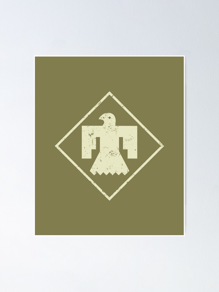 "U.S. Army 45th Infantry Division" Poster for Sale by juliauongdz ...