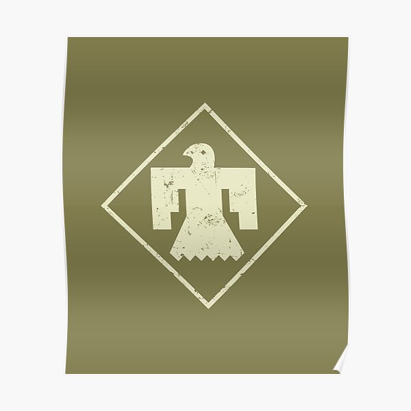 "U.S. Army 45th Infantry Division" Poster for Sale by juliauongdz ...