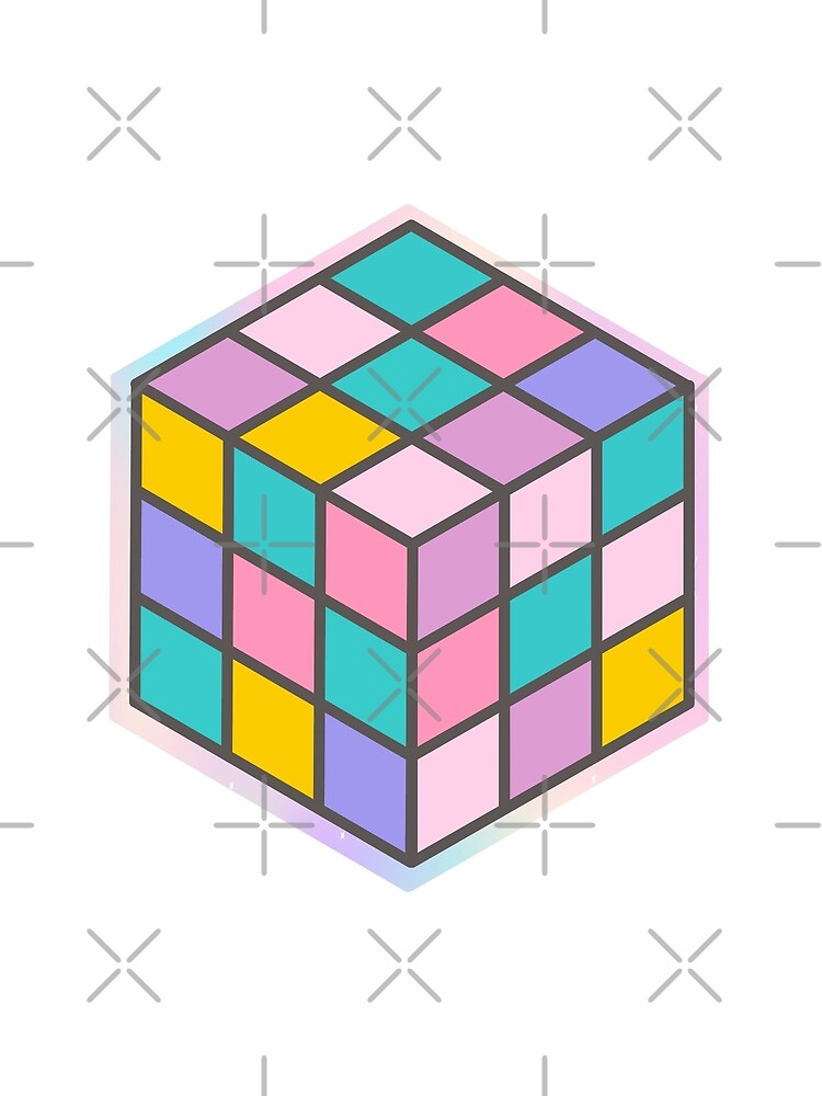 "Cube Bix,Rainbow (W)" Poster for Sale by Vaccine1900 | Redbubble