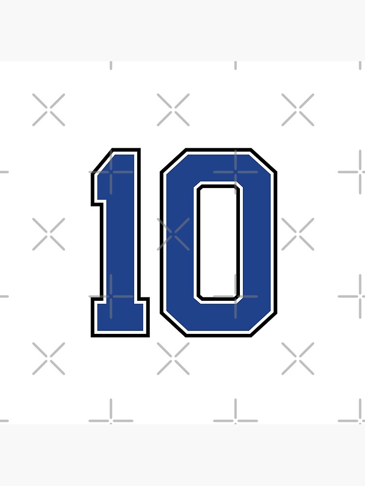 Number 10 Blue