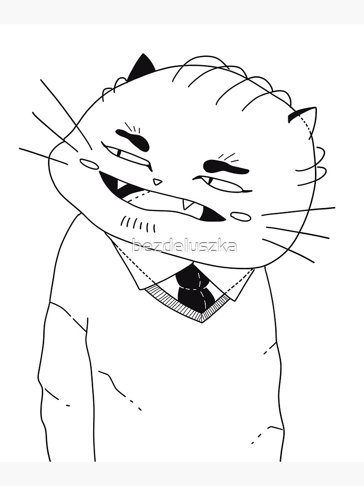 "Grumpy. Grandpa The Cat" Poster for Sale by bezdeluszka | Redbubble