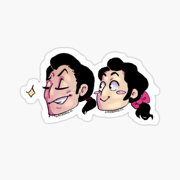 "Gafou " Sticker by LadyAzazel | Redbubble
