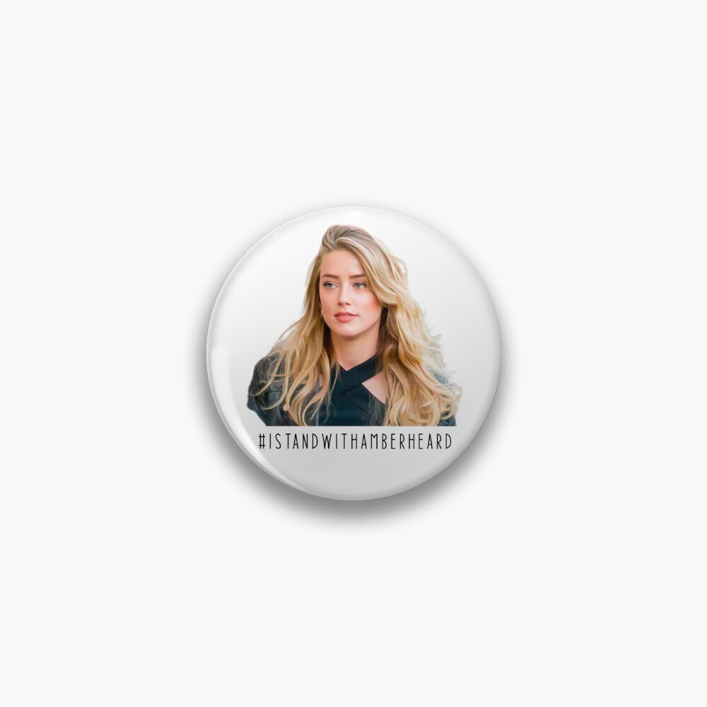 "I Stand with Amber Heard, Amber Heard, Amber Heard Merch" Sticker for ...