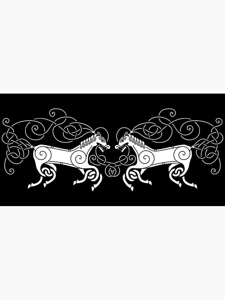 "Hengist and Horsa" Sticker for Sale by Drekisdottir | Redbubble