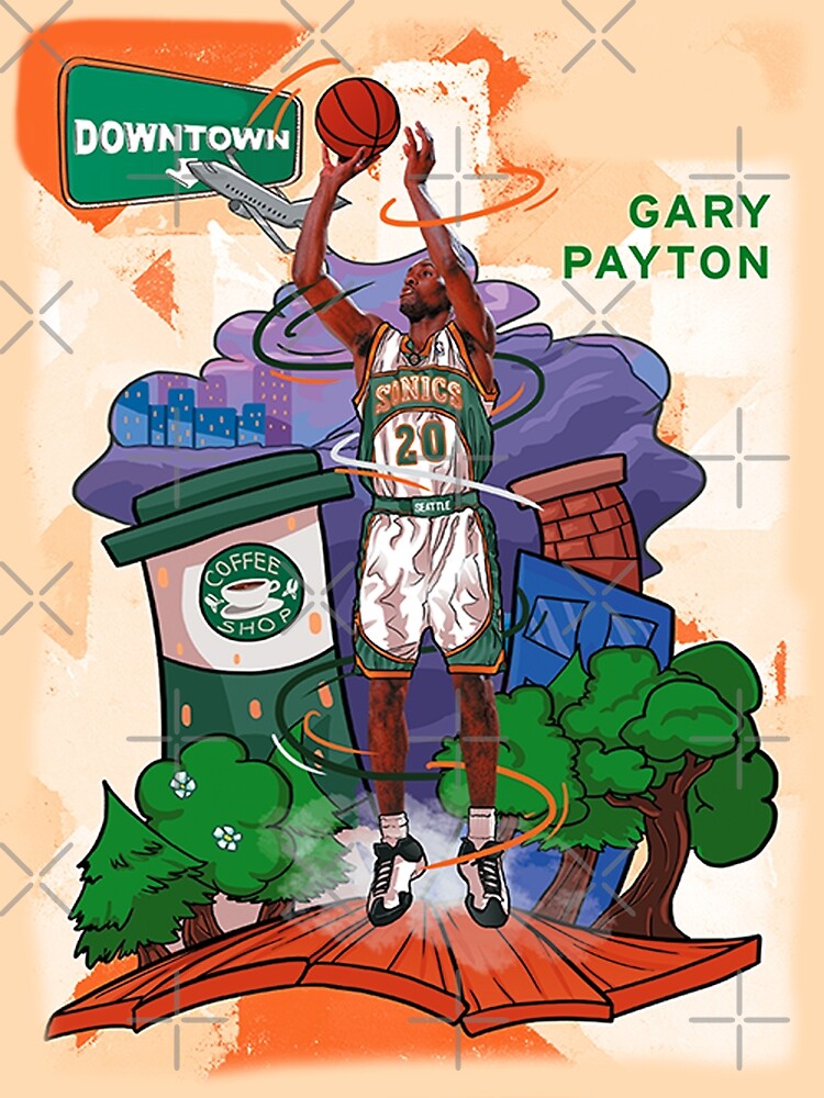 "Gary Payton Art " Poster for Sale by ChristmasNice | Redbubble