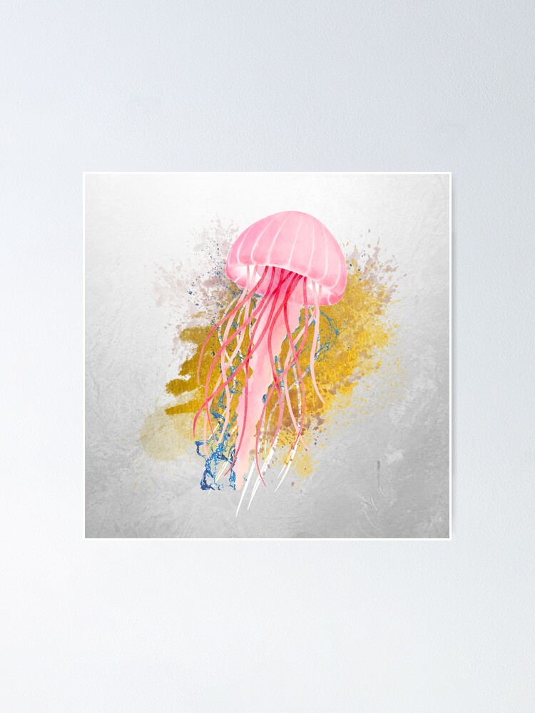 "jellyfish" Poster for Sale by SELLAILA | Redbubble