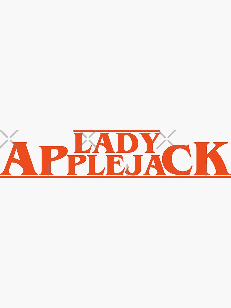 "Lady Applejack" Sticker for Sale by Stickerm4ni4 | Redbubble