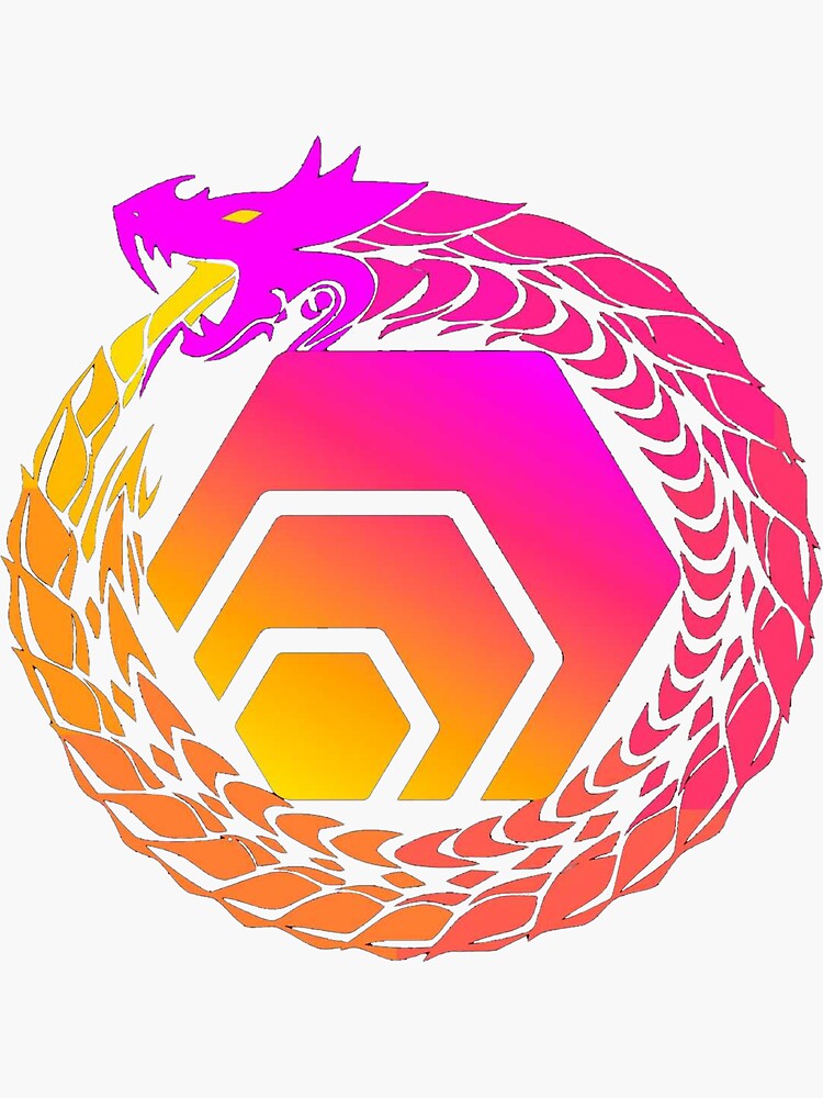 "So Cool And Amazing Hex Dragon Design" Sticker for Sale by jaloksa ...