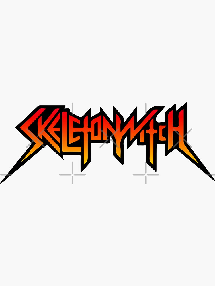 "Skeletonwitch Band Logo" Sticker for Sale by SihnoXOnhis | Redbubble