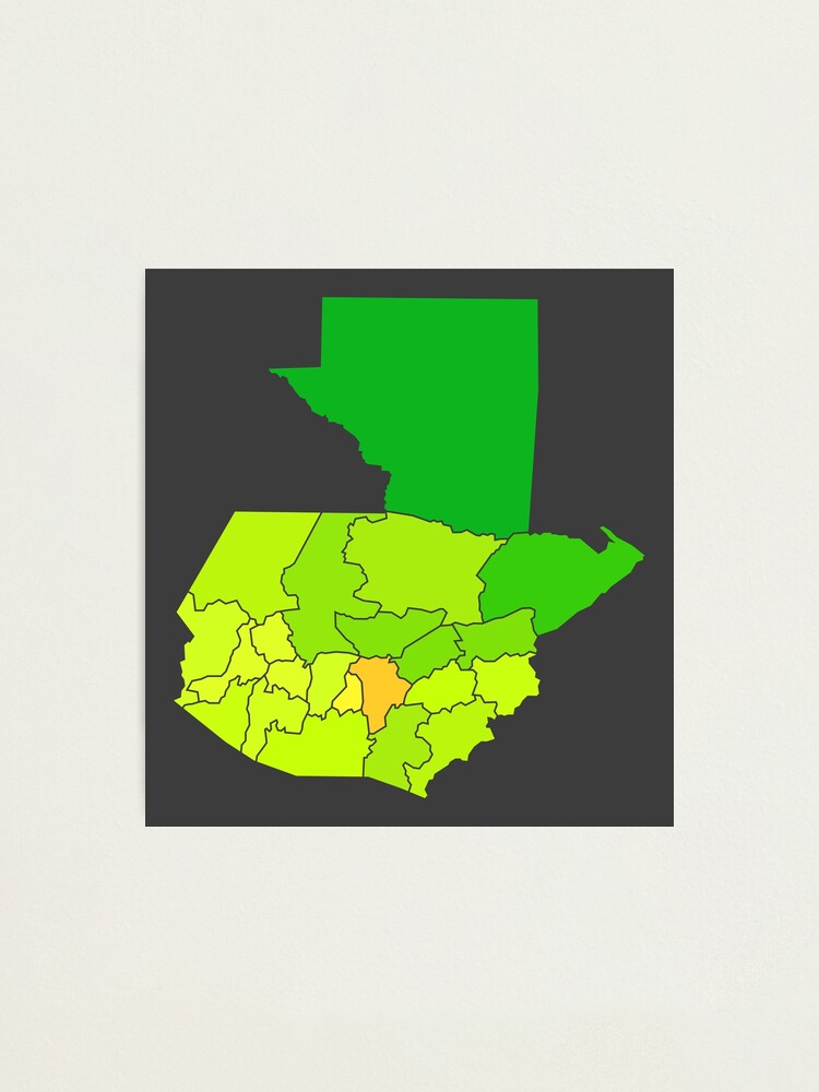 "Guatemala population heat map as color density illustration ...