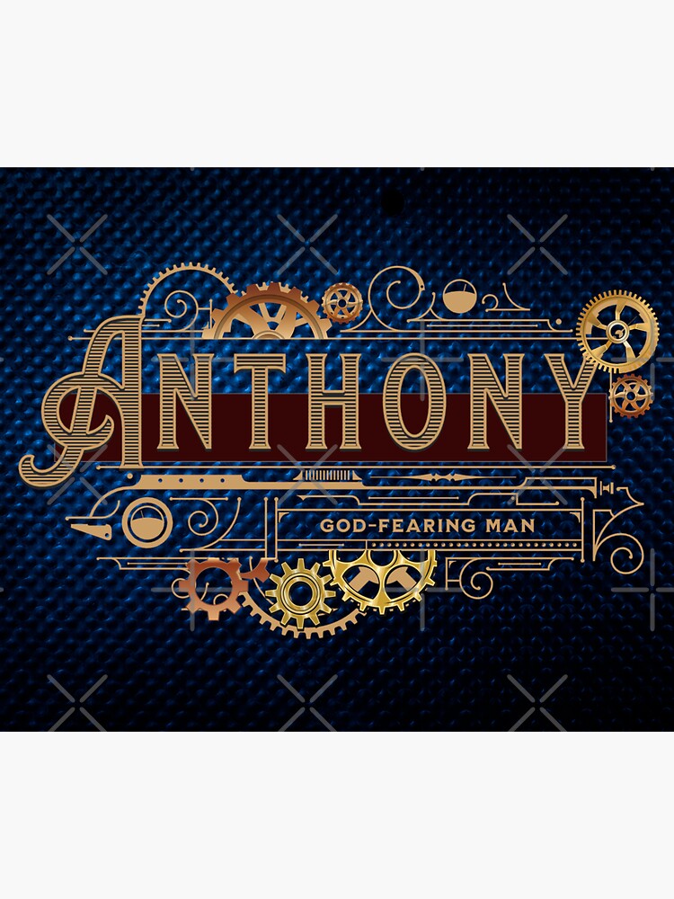 "Anthony" Sticker by YeshuaCreations | Redbubble