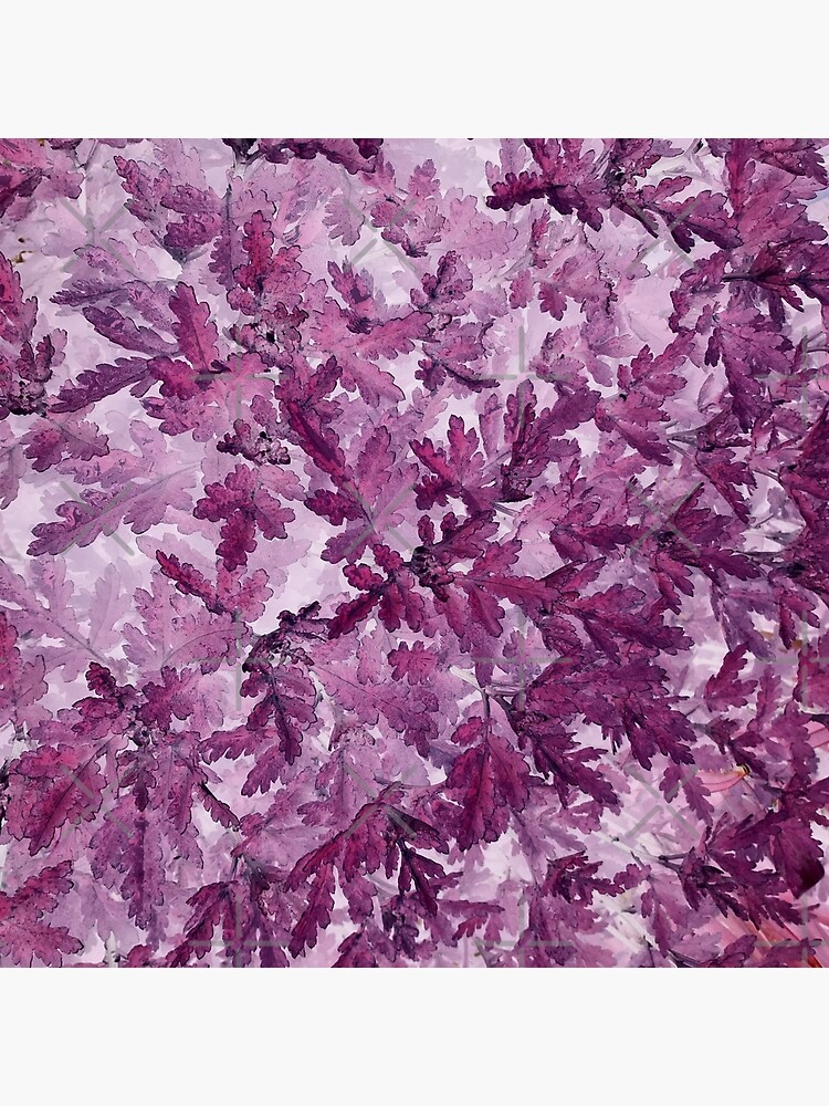 "Mum Leaves Pink Glass" Poster for Sale by SunshineWalker | Redbubble