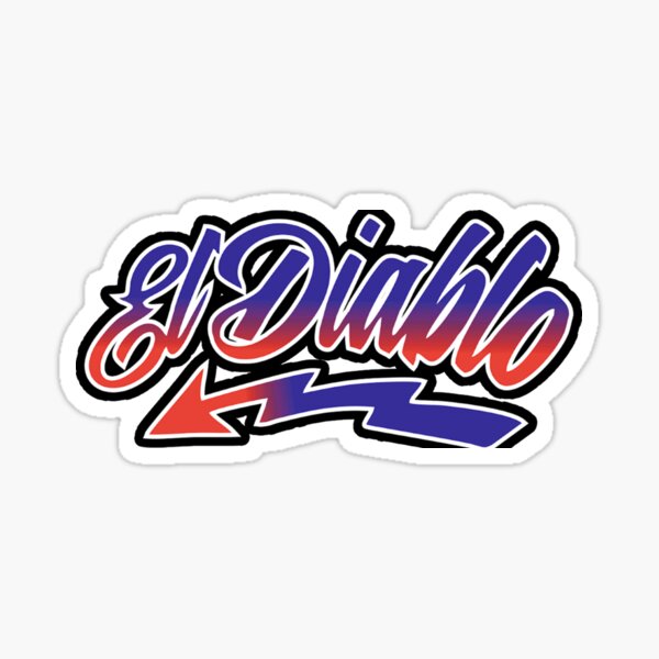 "20 El Diablo Sticker" Sticker for Sale by edithazjanie | Redbubble