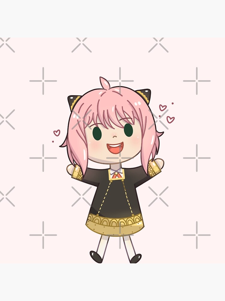 "Anya Chibi- Spy x Family" Poster for Sale by cyanbuns | Redbubble