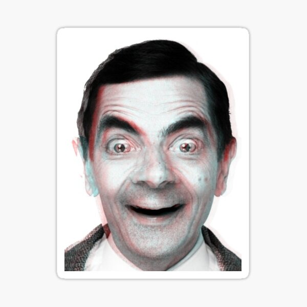 "Mr. Bean" Sticker for Sale by americanallday | Redbubble