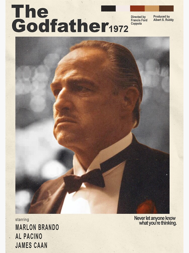 "The Godfather Movie Poster" Sticker for Sale by ItsByUs | Redbubble