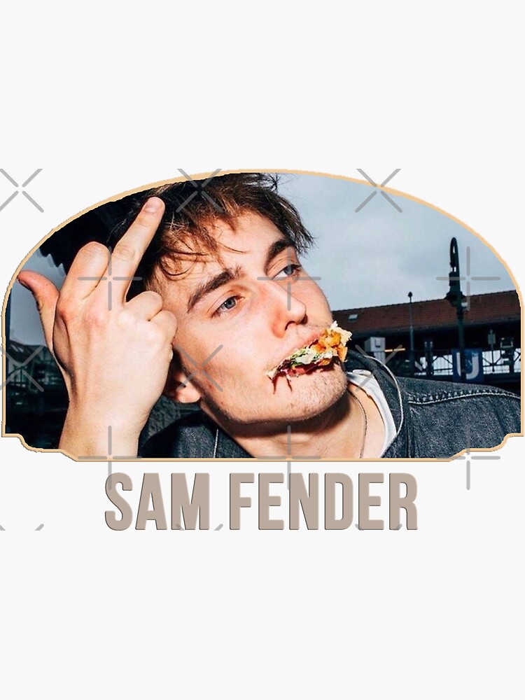 "Sam fender " Sticker for Sale by SCARLUX | Redbubble
