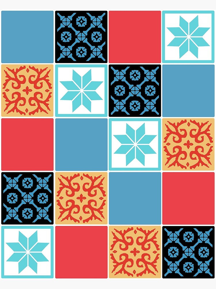"Azul: The Tiles: Inspired Art" Poster for Sale by MyBigBear | Redbubble