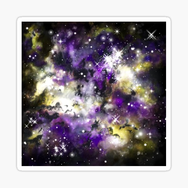 "Space Non Binary Pride" Sticker for Sale by lightsfromspace | Redbubble