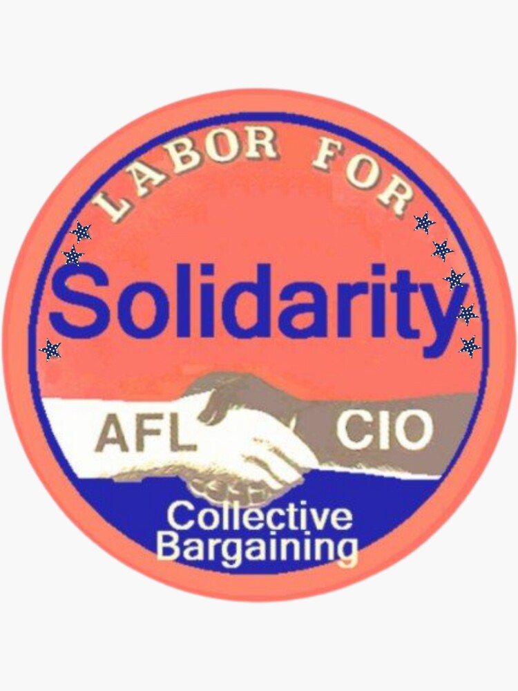 "Labor union" Sticker for Sale by Dzzoni | Redbubble