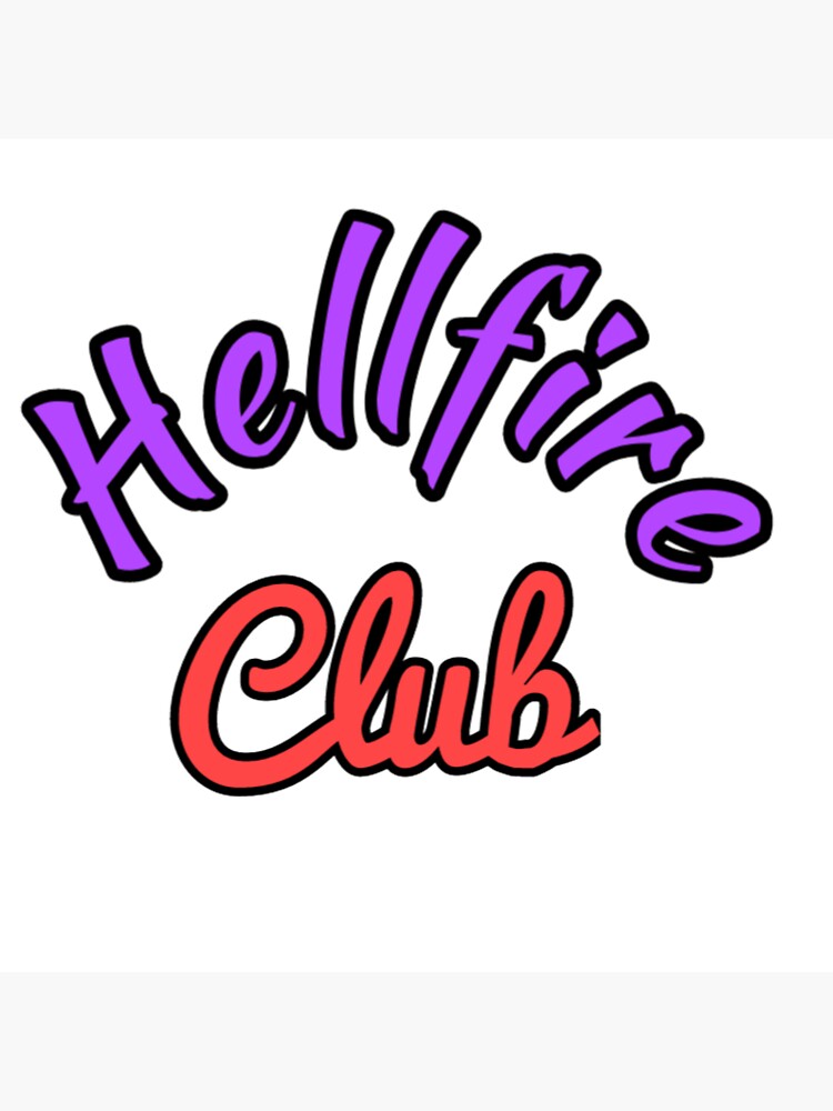 "hellfire club" Sticker for Sale by tiwari1234 | Redbubble