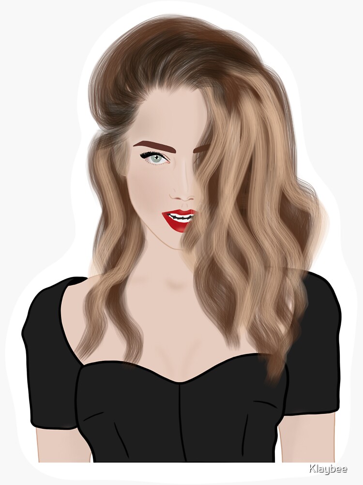 "Amber Heard" Sticker for Sale by Klaybee | Redbubble