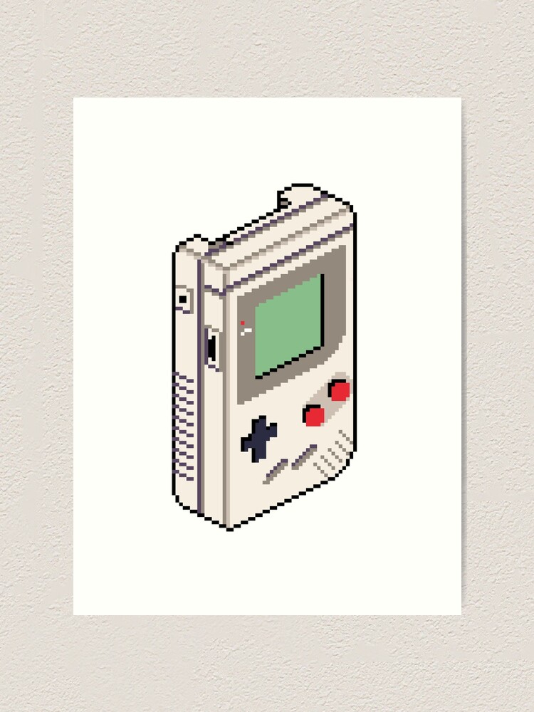 "Pixel Art Gameboy" Art Print for Sale by Pixel-World | Redbubble