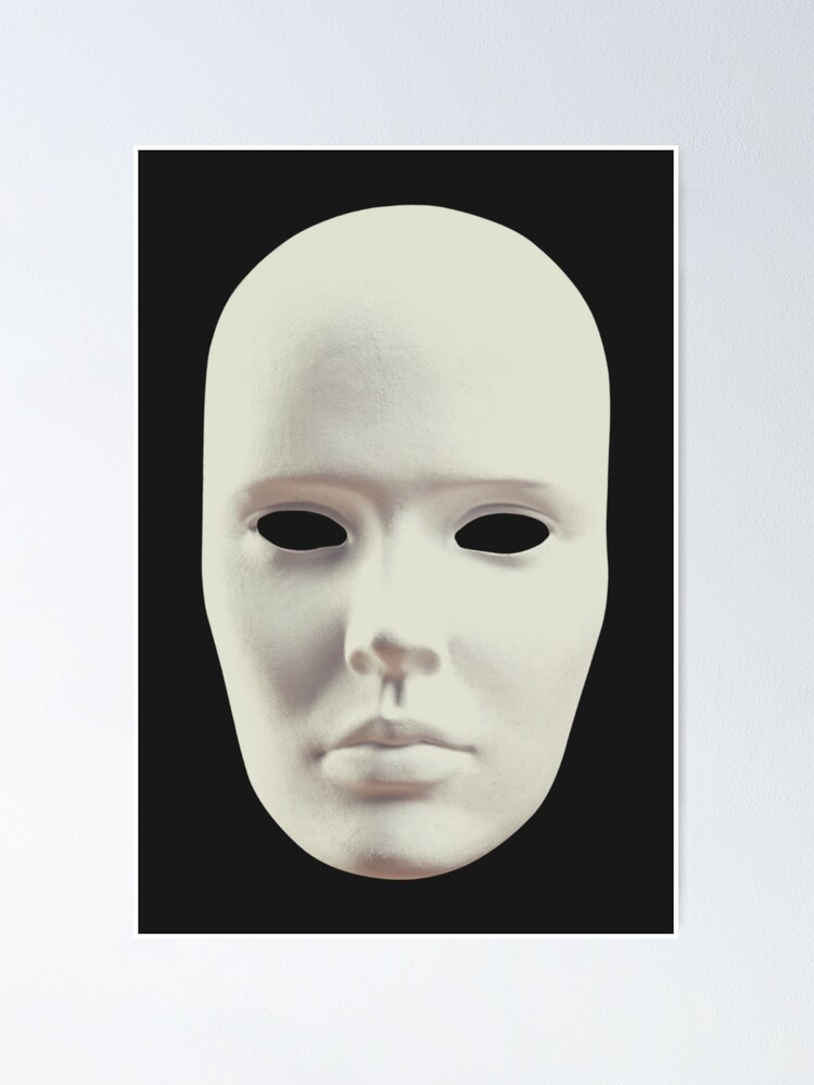 "Scary Face." Poster for Sale by TheEMhub | Redbubble