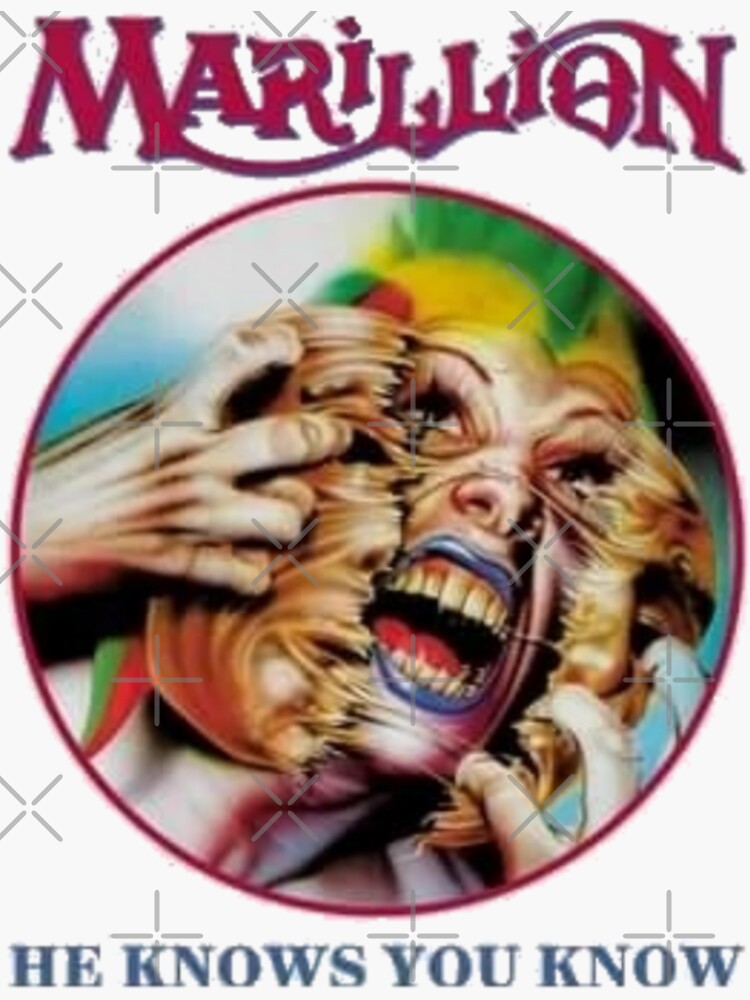 "Marillion " Sticker for Sale by eagleboyh | Redbubble