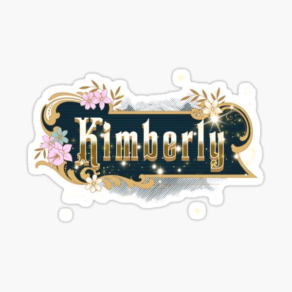 "Kimberly" Sticker for Sale by YeshuaCreations | Redbubble