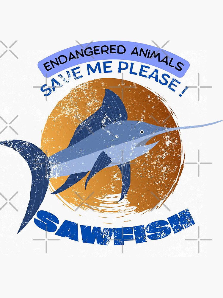 " Sawfish" Sticker for Sale by yassooarts | Redbubble