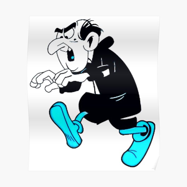 "Gargamel the Evil Wizard" Poster for Sale by Gagilix | Redbubble
