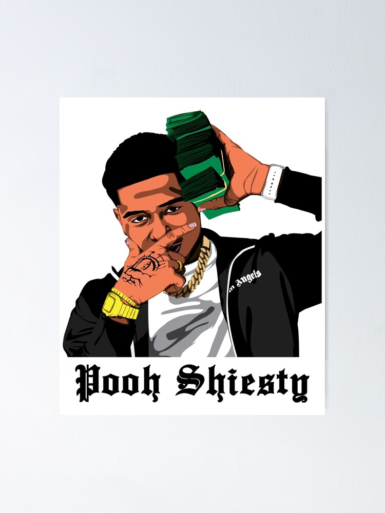 "Pooh Shiesty" Poster for Sale by HaugenOConnor | Redbubble