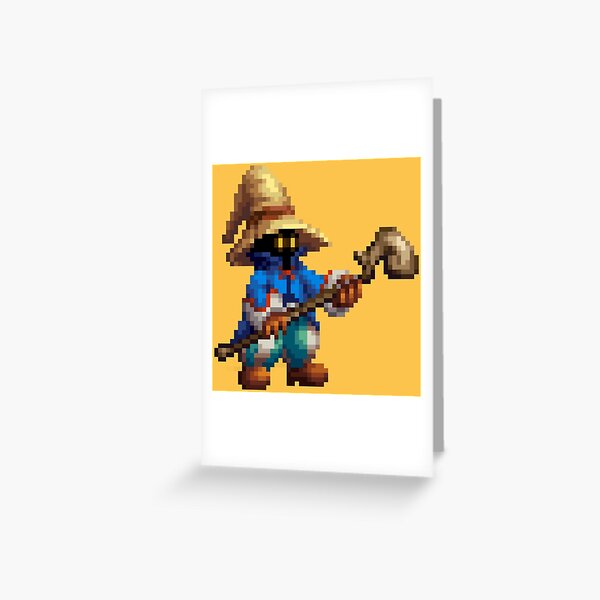 "Vivi Win Before Final Fantasy IX Pixel Art" Greeting Card by PIXEL-KIM ...