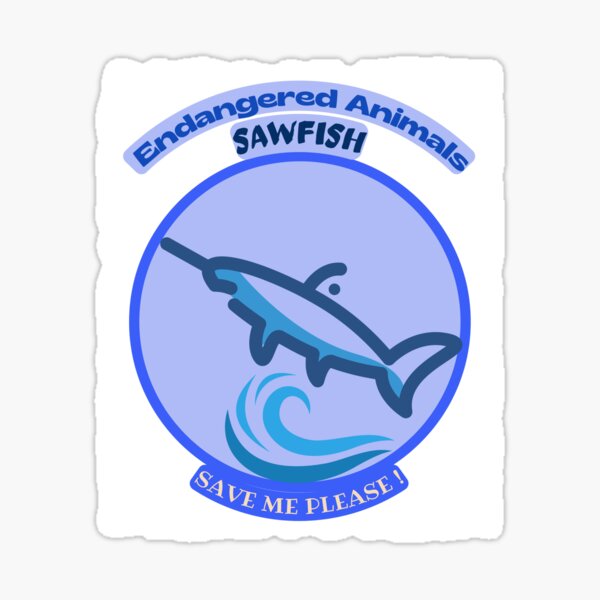 " Sawfish" Sticker for Sale by yassooarts | Redbubble