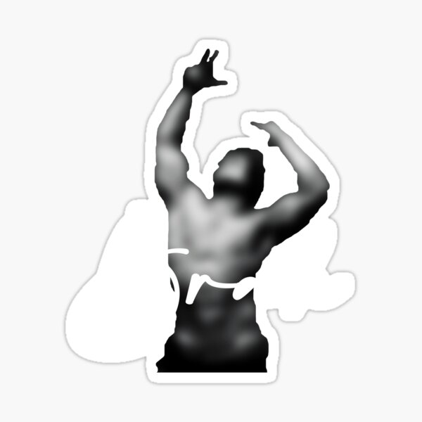 "Zyzz pose brah" Sticker for Sale by Meduzio | Redbubble